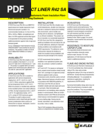 JM HVAC Microlite FSK Data Sheet EN | PDF | Duct (Flow) | Fiberglass