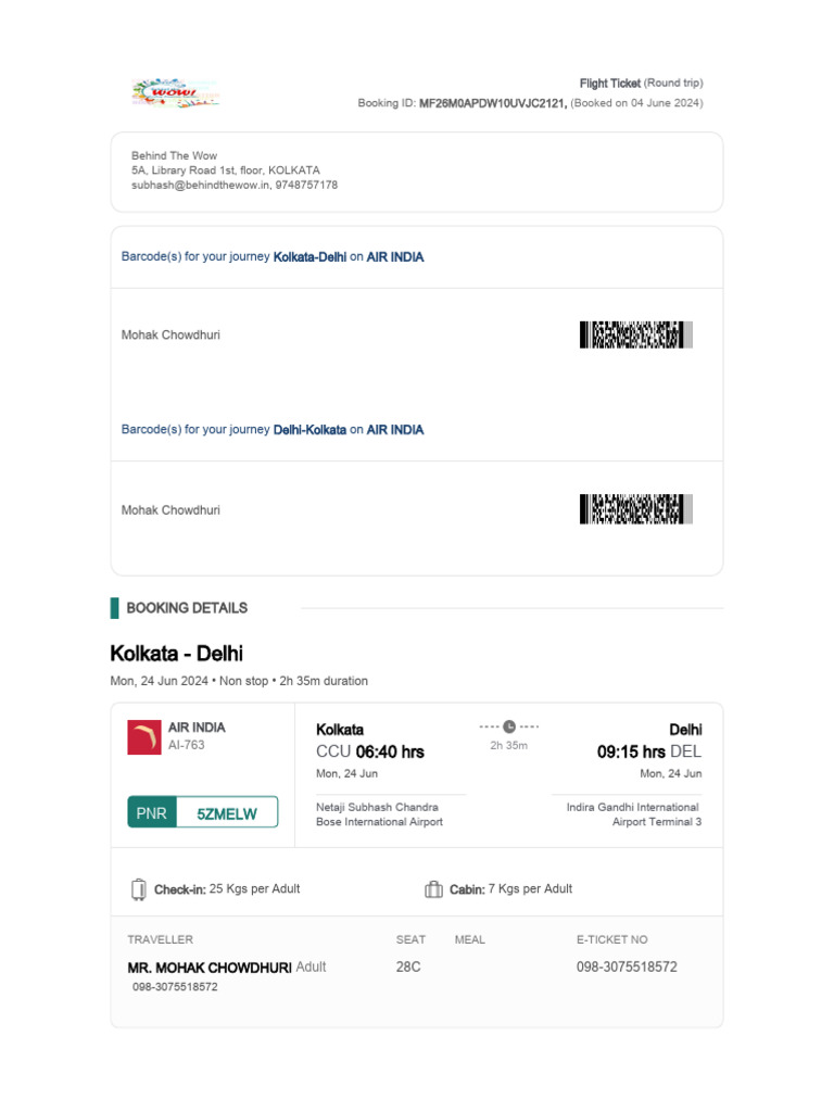 Trips Flight DownloadETicket | PDF