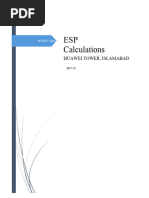ESP Calculation (External Static Pressure Calculation) | PDF | Duct (Flow) | Building Automation