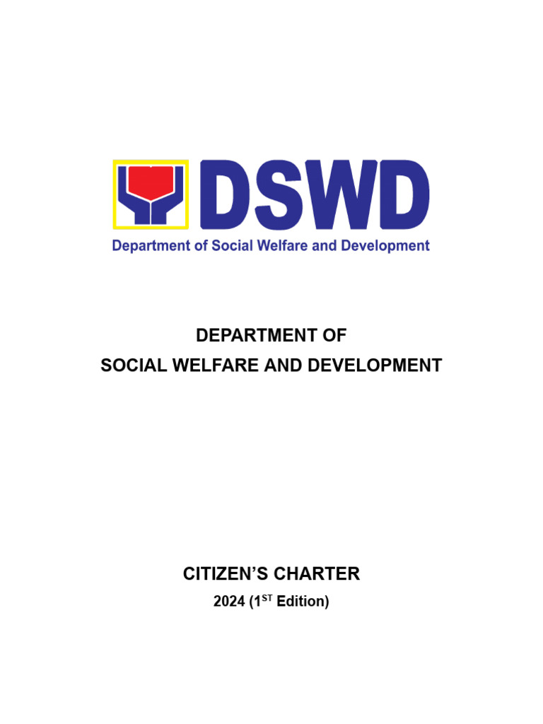 Final Version 2024 Dswd Unified Citizens Charter PDF Copy | Download ...