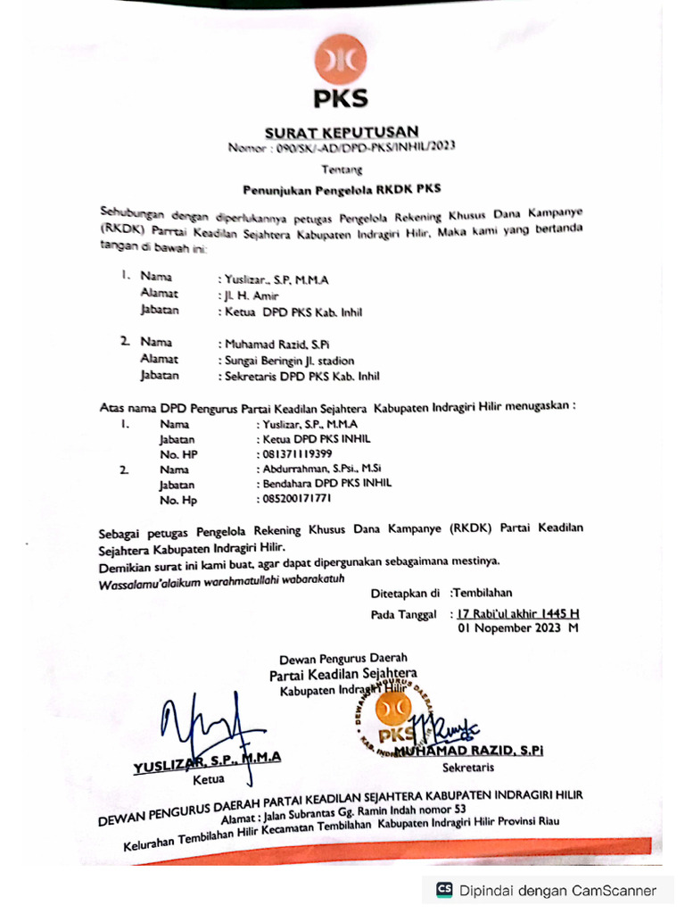 Pengelola RKDK | PDF