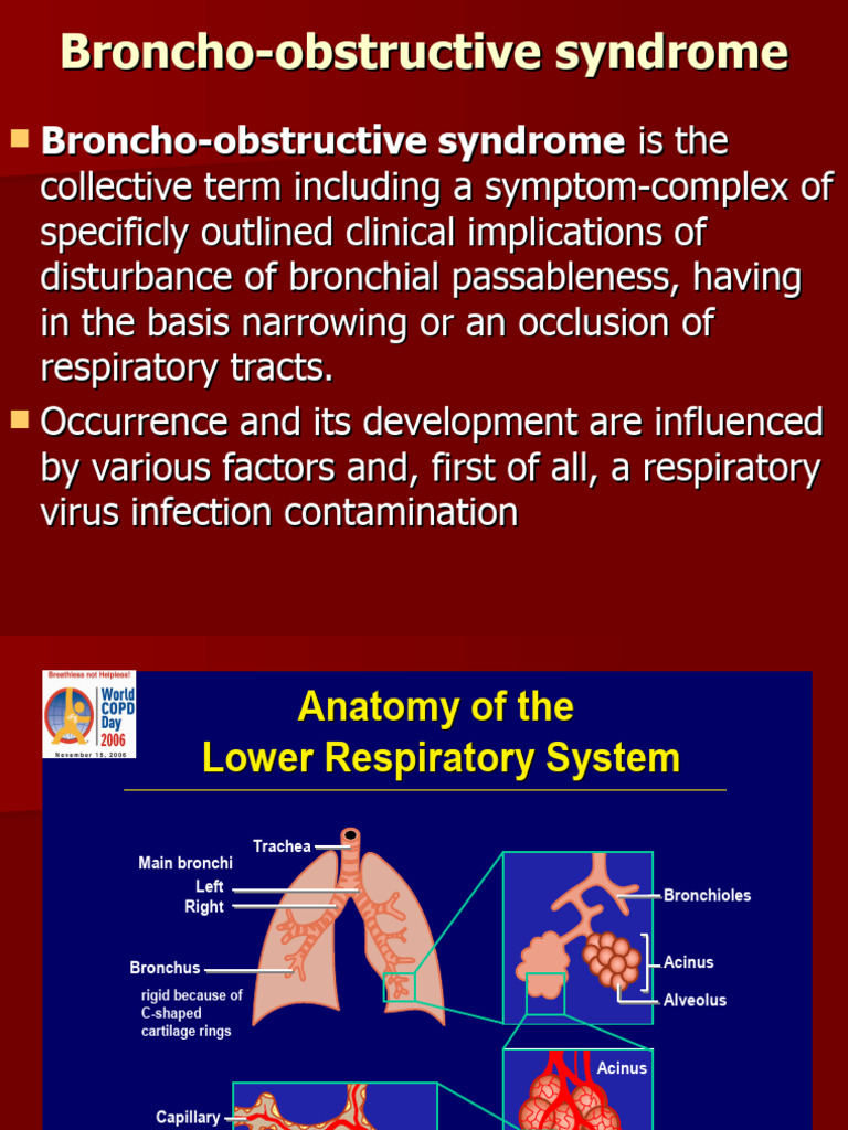 Bronchial Obstruction | PDF | Bronchitis | Chronic Obstructive ...