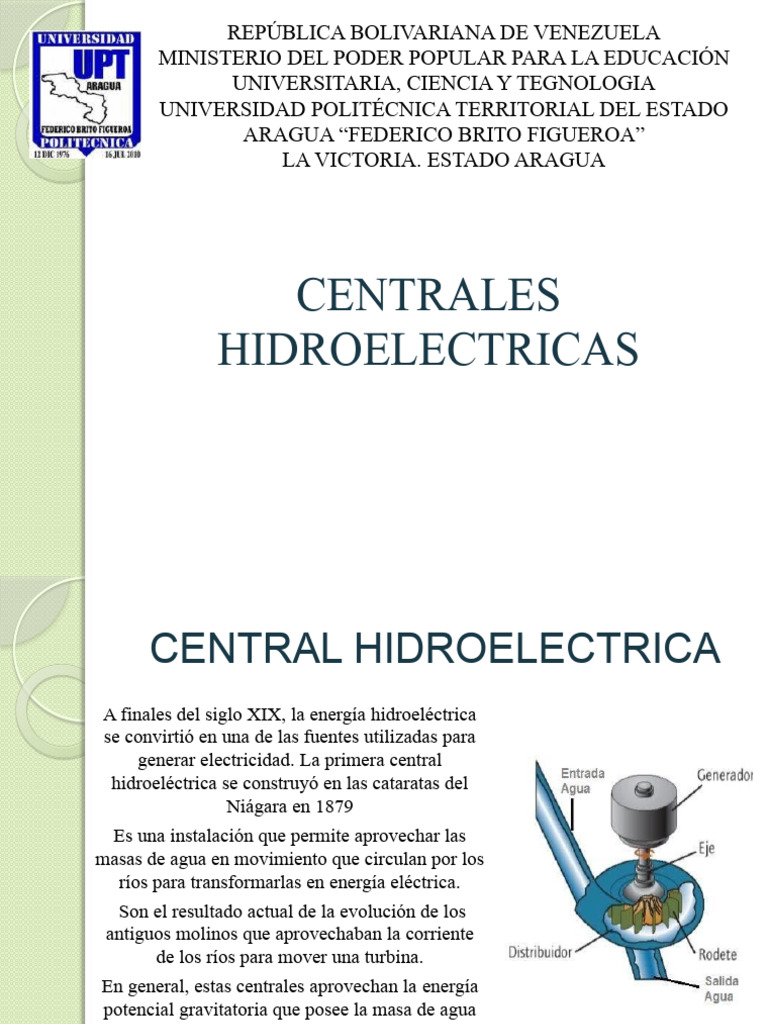 Centrales Hidroelectricas | PDF | Represa | Hidroelectricidad