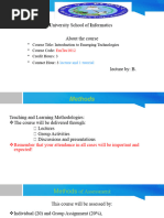 Chapter 1 and Chapter 2 About Emerging Technology & Data | PDF | Human ...