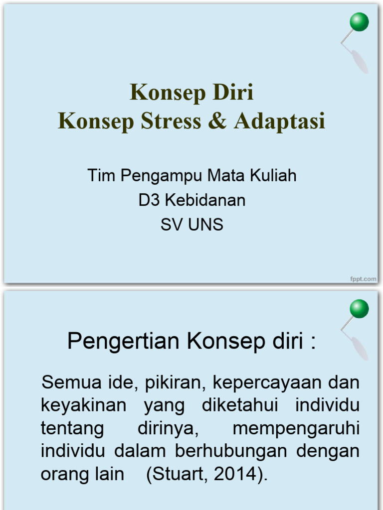 TM XII - Konsep Diri, Konsep Stress Dan Adaptasi | PDF | Karier ...