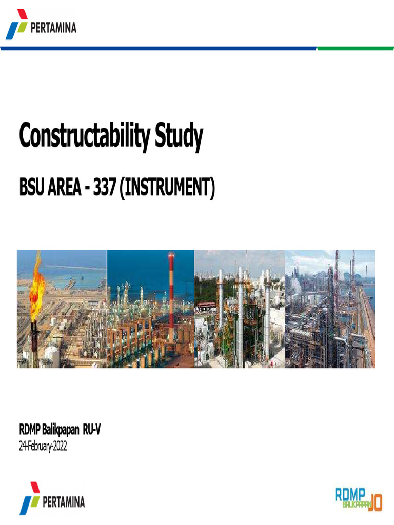 Constructability Study CI Unit 337 2202024 | PDF