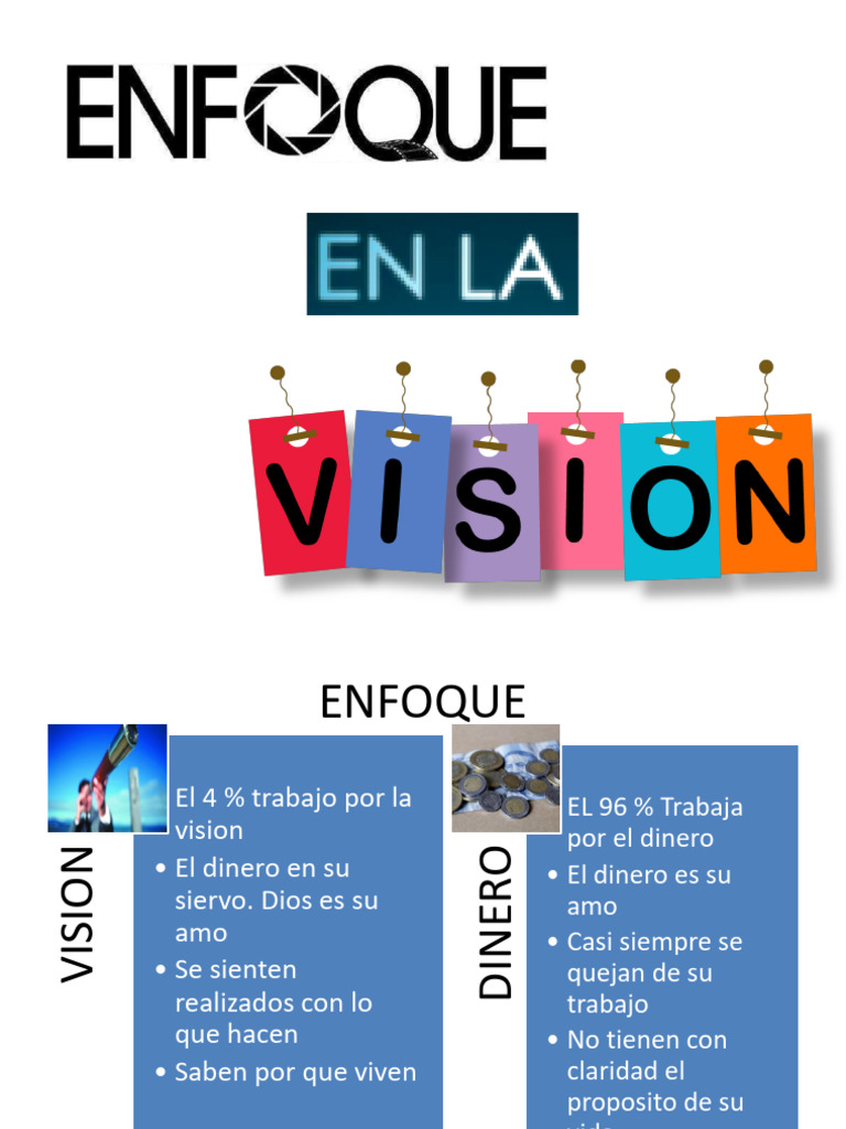 Una Vida Enfocada En La Vision Pdf Jesús