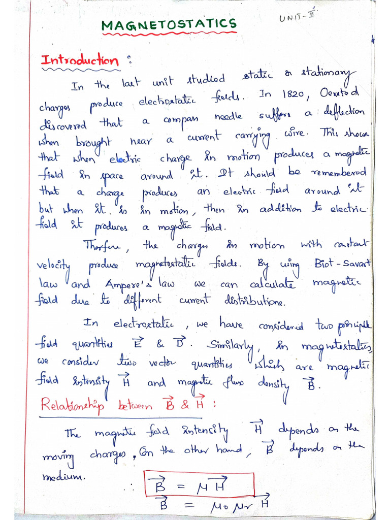 EMTL Unit-2 Hand Written Notes | PDF