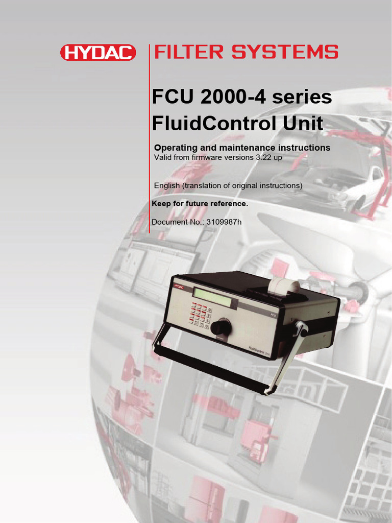 FCU 2000-4 Series Fluid Control Unit Operating and Maintanence ...