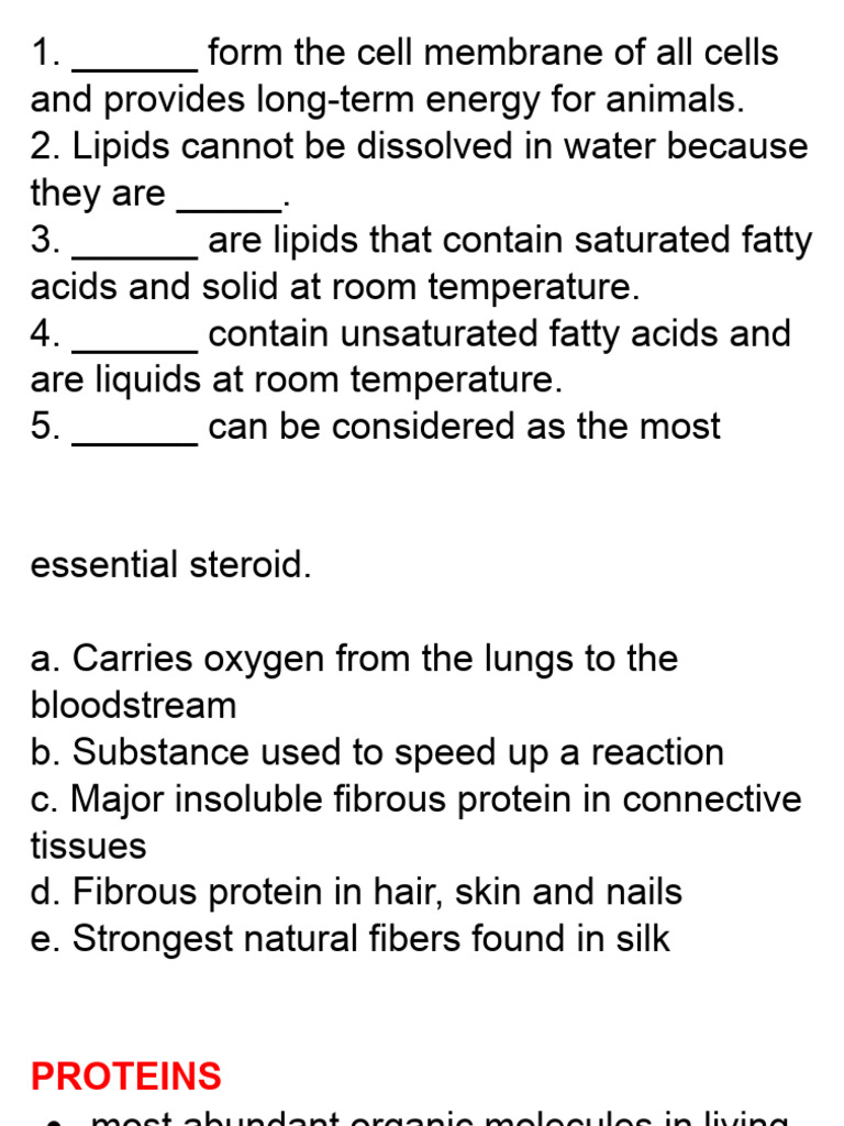 Lipids | PDF