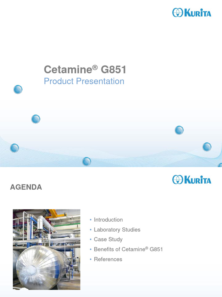 Cetamine G851 - External Presentation | PDF | Water | Alkalinity