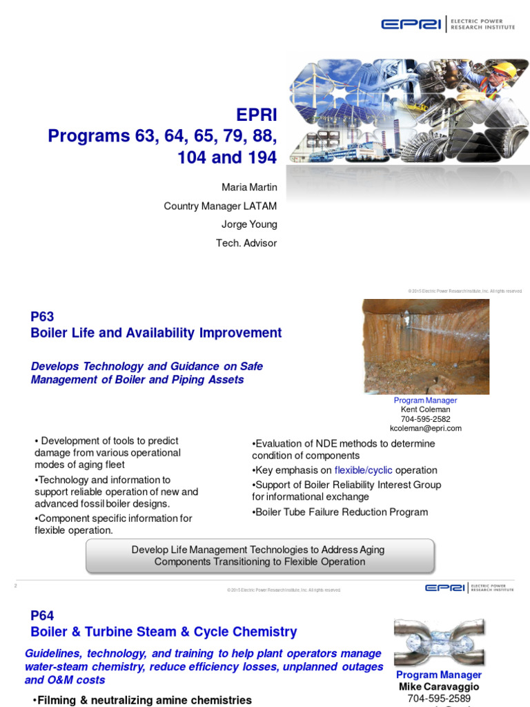 EPRI Programs 636465 79 88104194 | PDF | Reliability Engineering | Boiler