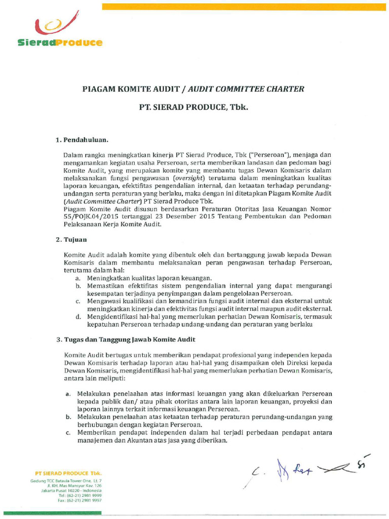 Audit Committee Charter | PDF