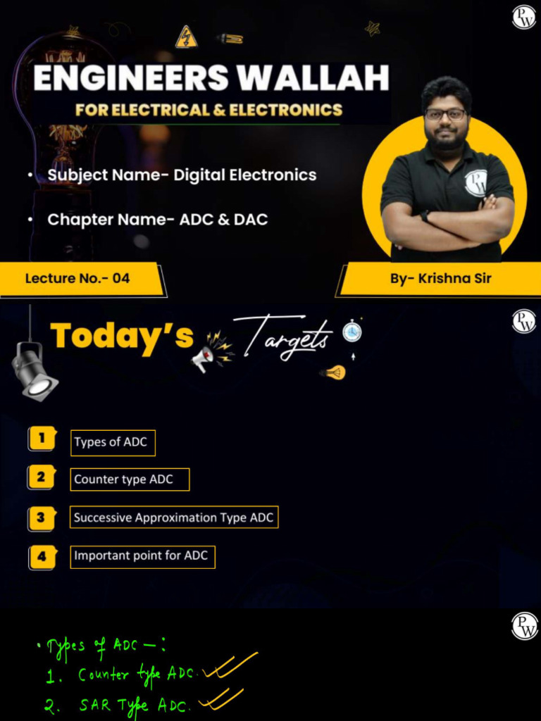 ADC & DAC 04 - Class Notes | PDF