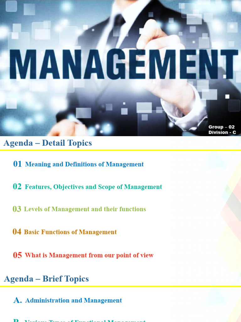 Basics of Management Group Activity 1 - Div C Group 2 Presentation ...
