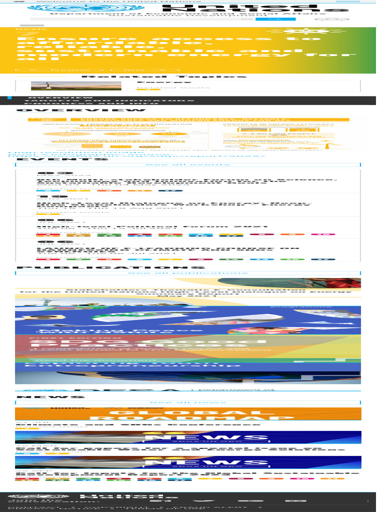 Goal 7 Department of Economic and Social Affairs | PDF | Sustainable ...