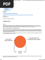 Circular Mils - AWG-Tables PDF | PDF | Area | Wire