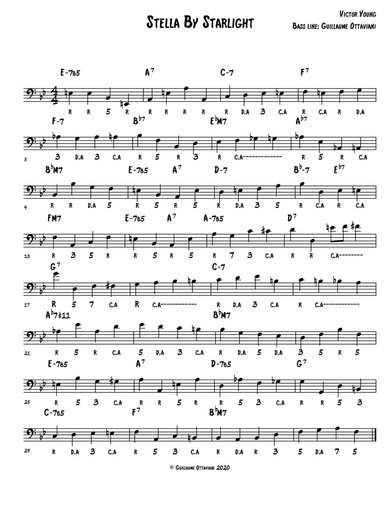 Stella by Starlight Analysis | PDF