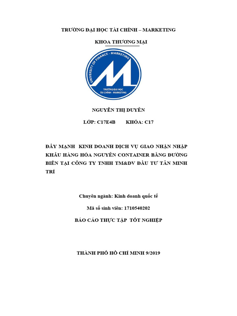 BCTT TMT NK FCL Duyên | PDF