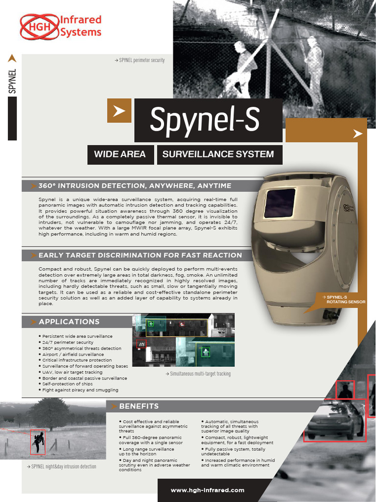 Spynel-S Land | PDF | Infrared | Field Of View