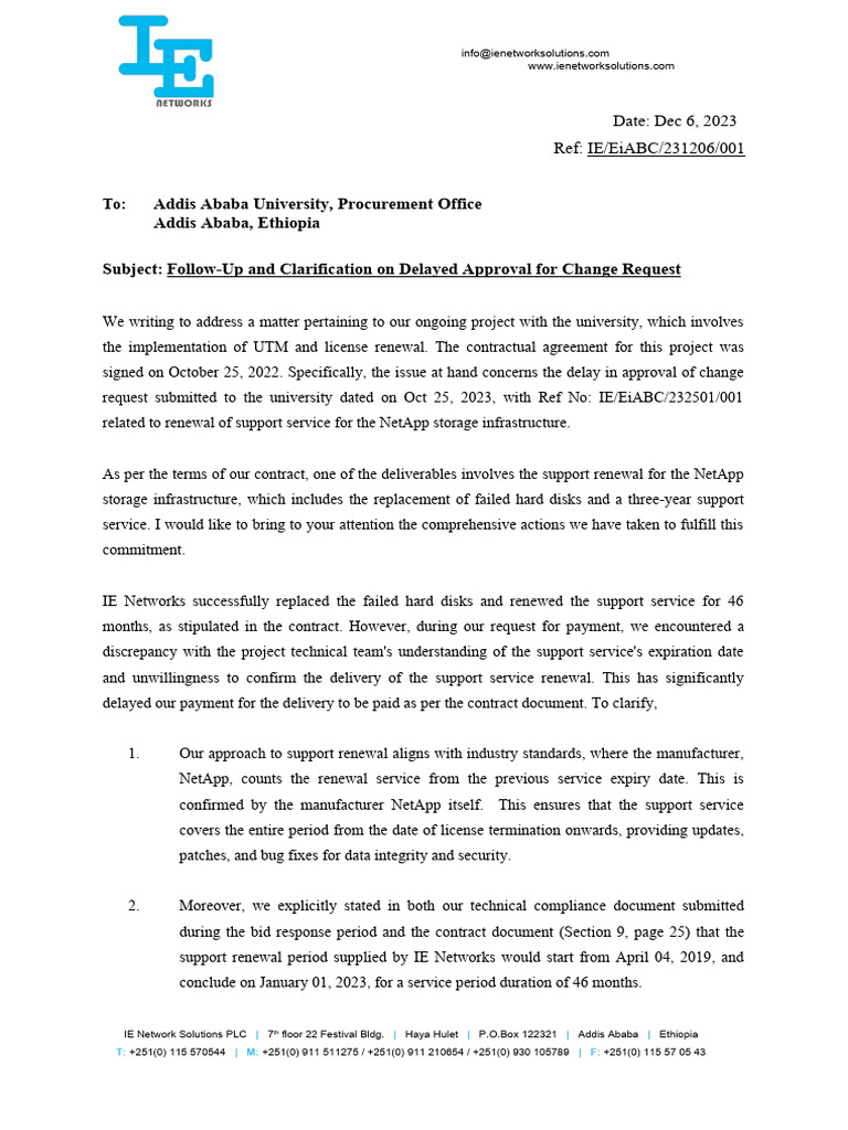 Ie-eiabc Net App Change Request Approval Delay- V.01 (2) | PDF | Economies