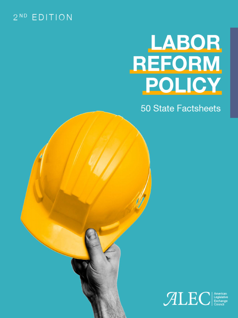 ALEC - LaborPolicy 2nd Edition | PDF | Right To Work Law | Trade Union