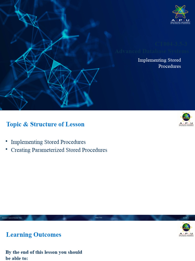 Stored Procedures Pdf Parameter Computer Programming Databases