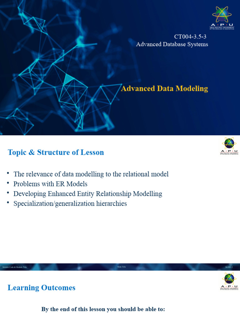 Advanced Data Modeling | PDF | Conceptual Model | Data Model