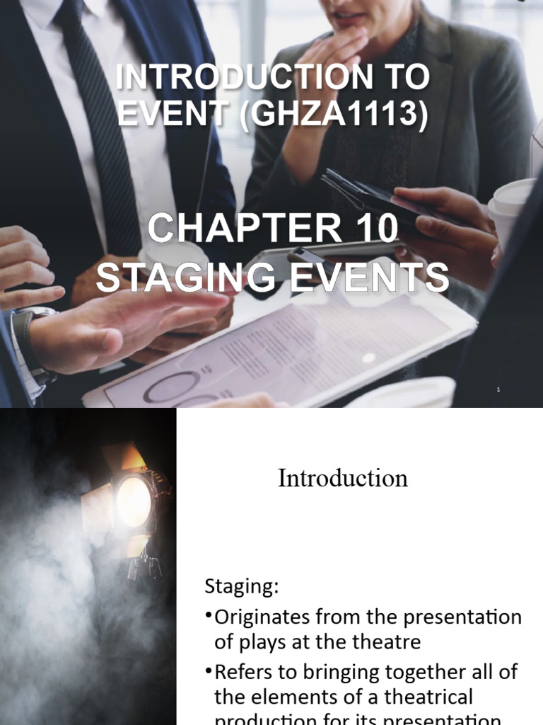 Chapter 10 Staging Events | PDF | Computers