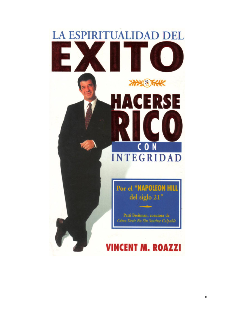 Libro - La Espiritualidad Del Éxito - Vincent Roazzi | PDF