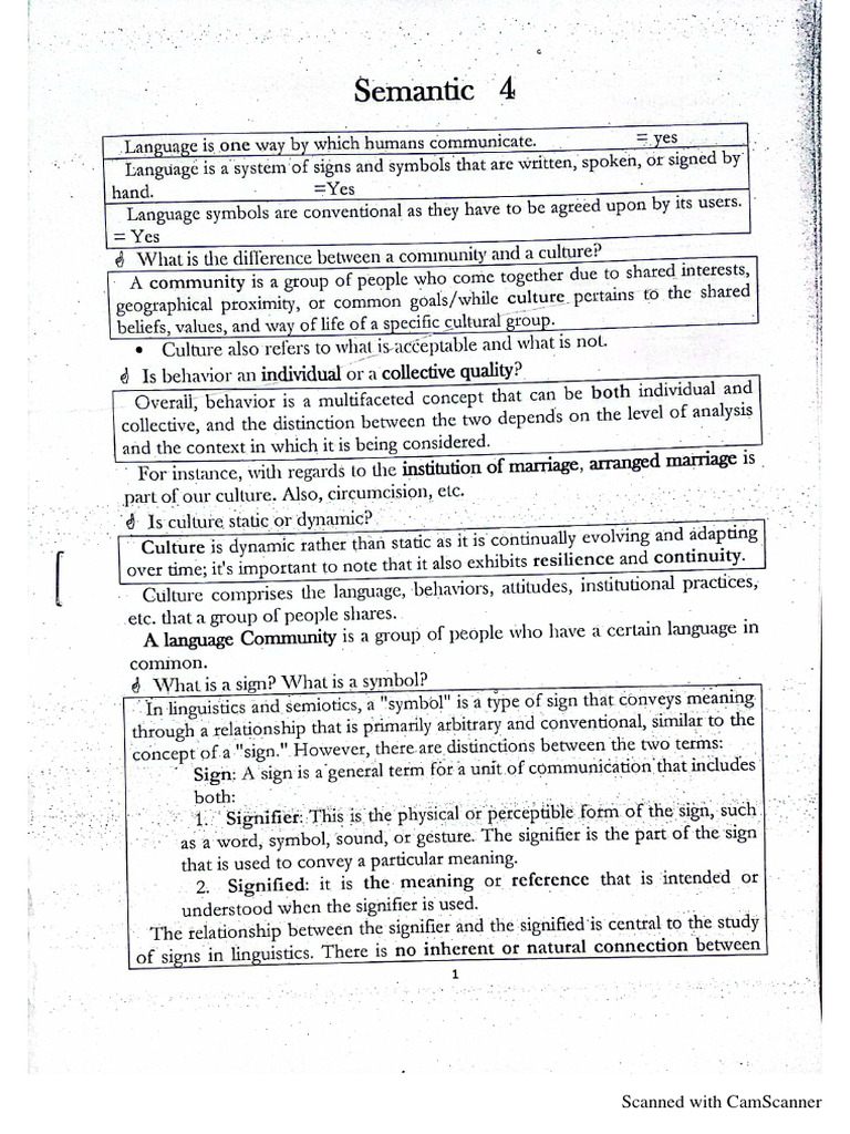 Language 3 - Semantics | PDF