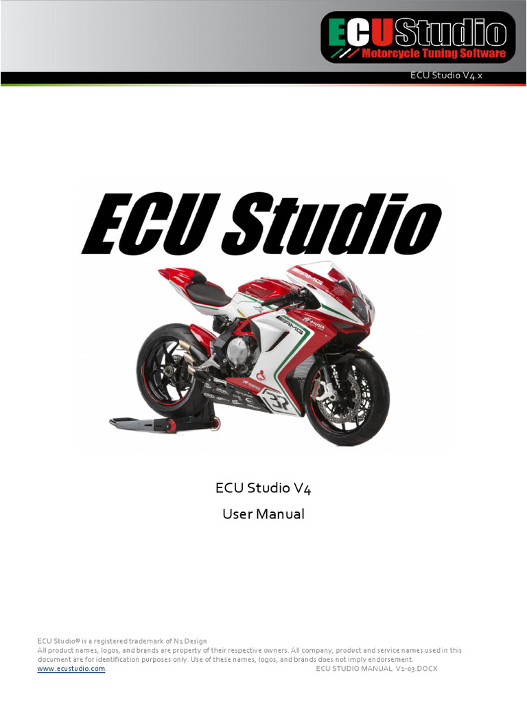 ECU Studio Manual V1-03 | PDF | Read Only Memory | Computer File