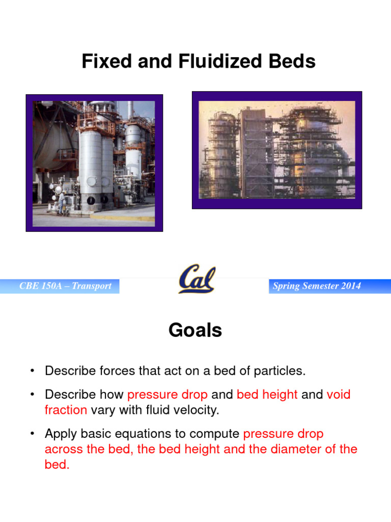 Fixed Bed Fluidized Bed A Lecture A | PDF | Fluid Dynamics | Fluidization