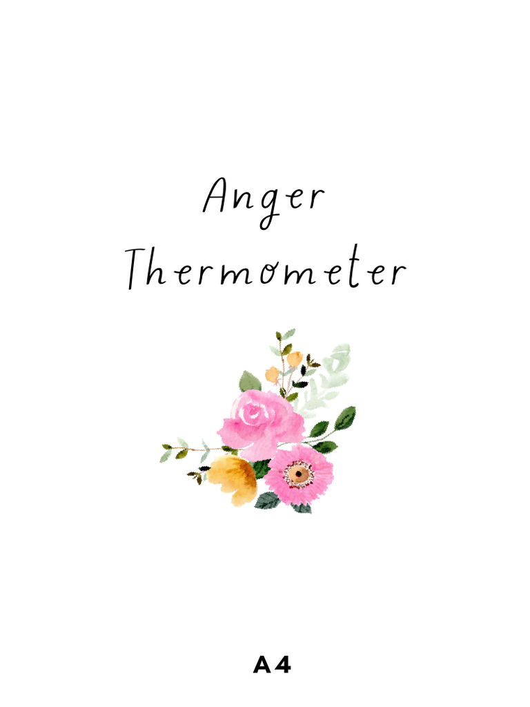 A4 Anger Thermometer | PDF | Anger | Digital Millennium Copyright Act
