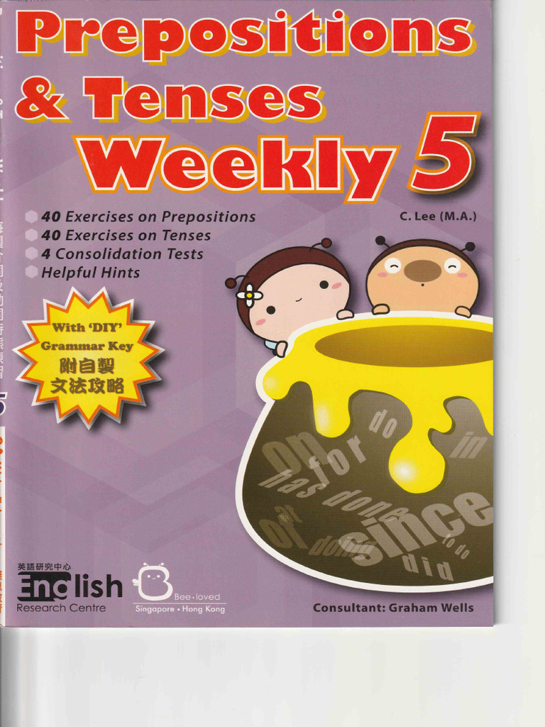 (5E4) Bee Publishing Preposition & Tenses Weekly | PDF