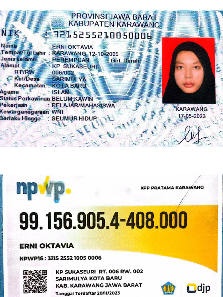 KTP, NPWP, KK | PDF