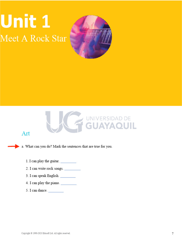 Basic1 - Workbook - 2023 (UNIT 1) | PDF | All Rights Reserved