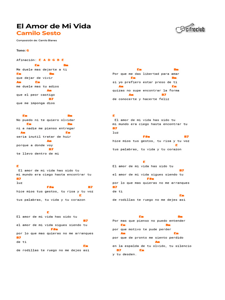 El Amor de Mi Vida | PDF