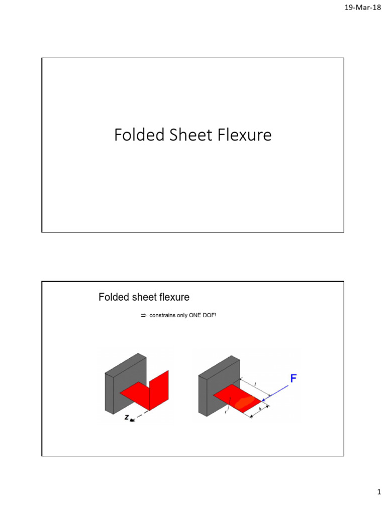 Slides FoldedSheetFlexure | PDF