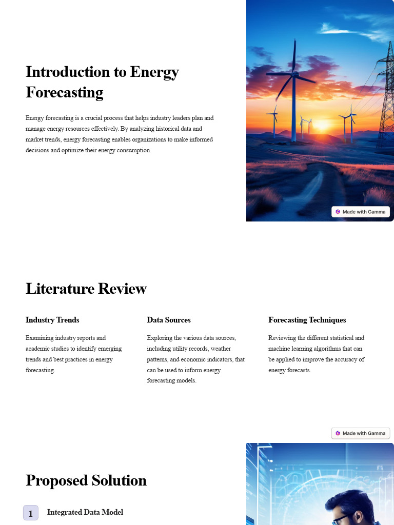 Introduction To Energy Forecasting | PDF | Forecasting | Machine Learning