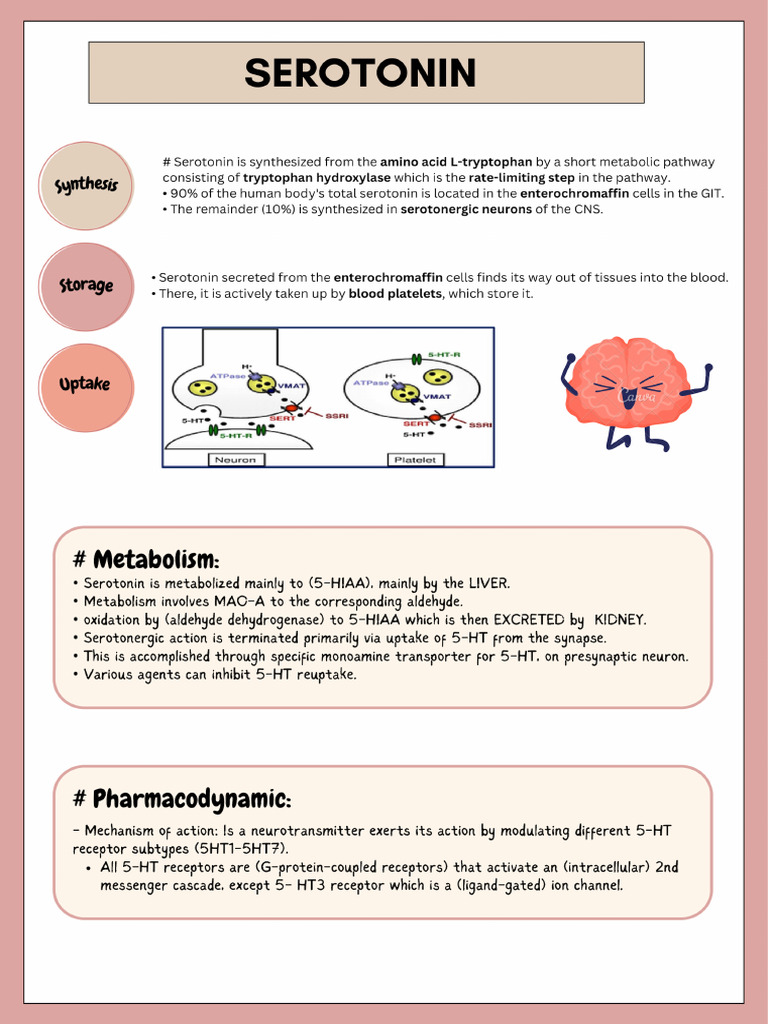 Serotonin | PDF
