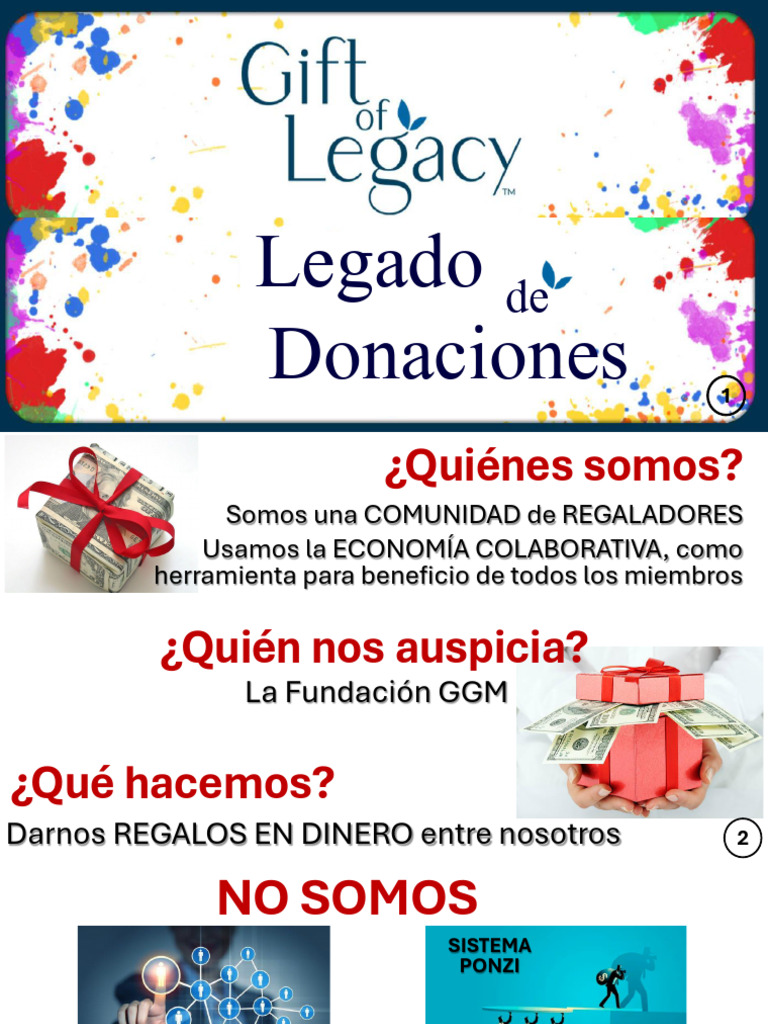 Pdf-Presentacion de Programa Gift of Legacy para Nuevos Invitados | PDF ...