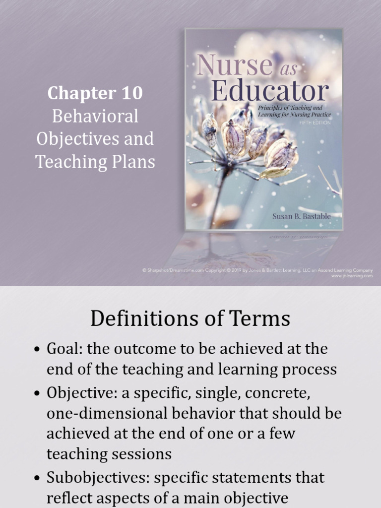 CHAPTER 10 Developing a Health Education Plan.pptx (1) | PDF | Learning | Affect (Psychology)