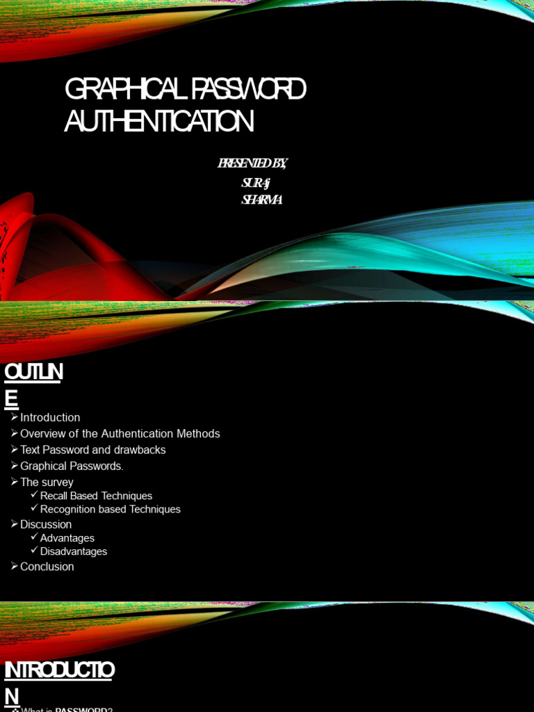 Graphical Password Authentication: Presented By, Suraj Sharma | PDF ...