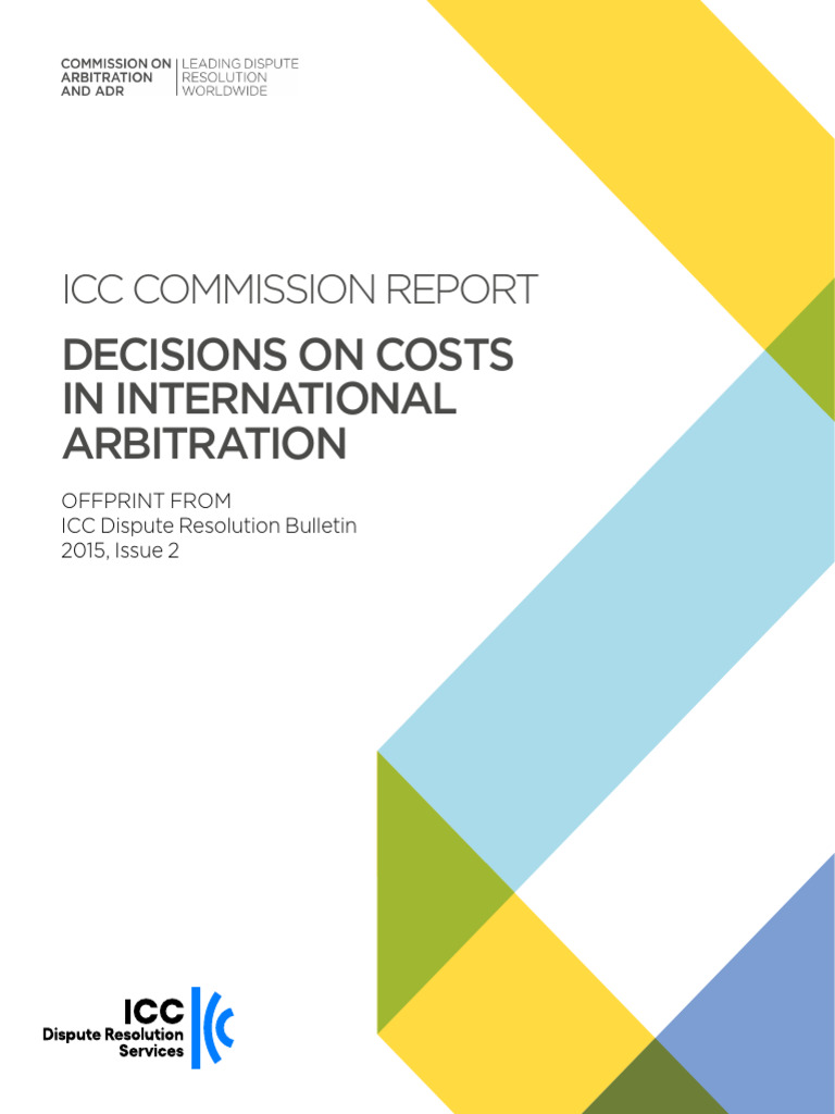 Icc Commission Report | PDF | Arbitration | Arbitral Tribunal