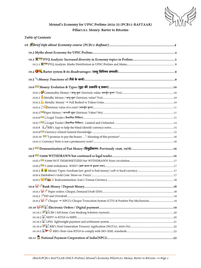 Mrunal Pcb11 2025 Handout PDF | PDF | Money | Credit Card