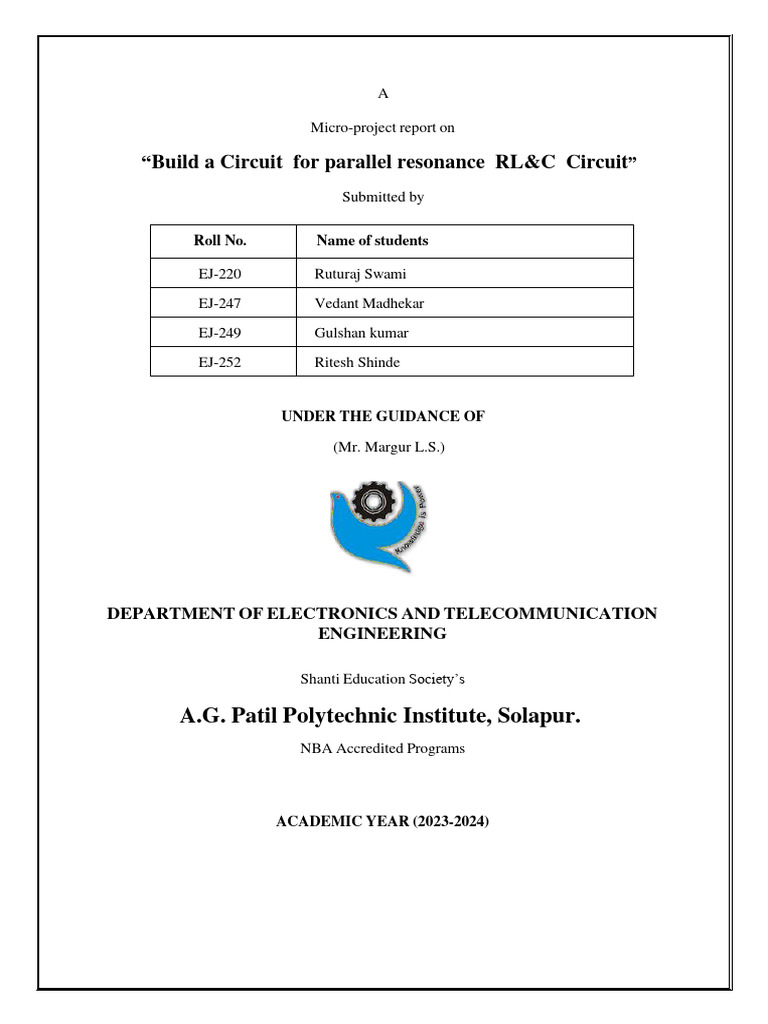 Ecn Report22 Pdf Electrical Network Series And Parallel Circuits 4607