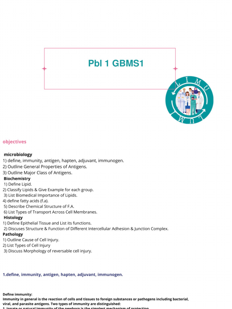 GBMS1 PBL1 (2023-2024) | PDF