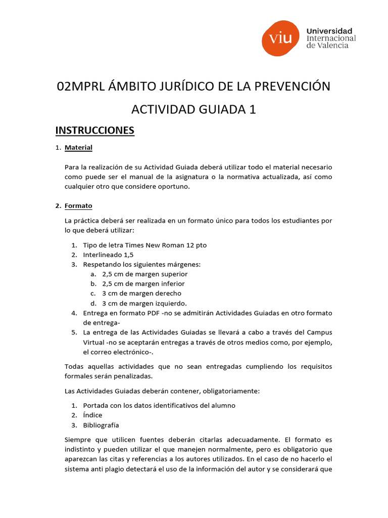 Actividad Guiada 1 AJP | PDF | Derecho laboral | Bibliografía