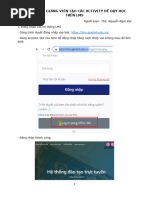 Bài 5 - Hướng dẫn sử dụng Hệ thống TNU eLearning | PDF
